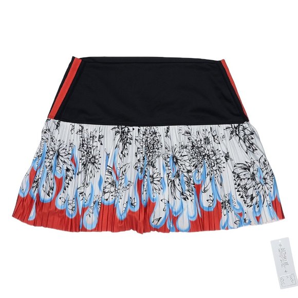 Lucky in Love | Skirts | Lucky In Love Bms Hiflora Pleated Skirt Black ...